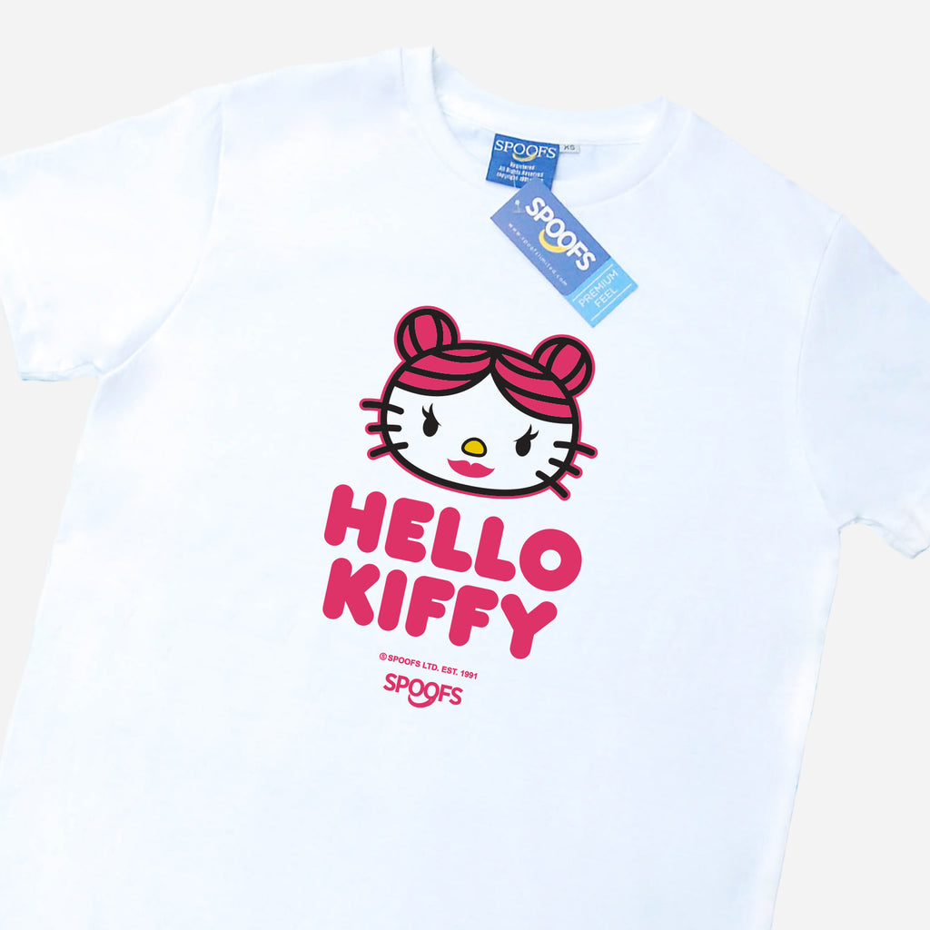 Hello Kiffy (White) – Spoofs Limited