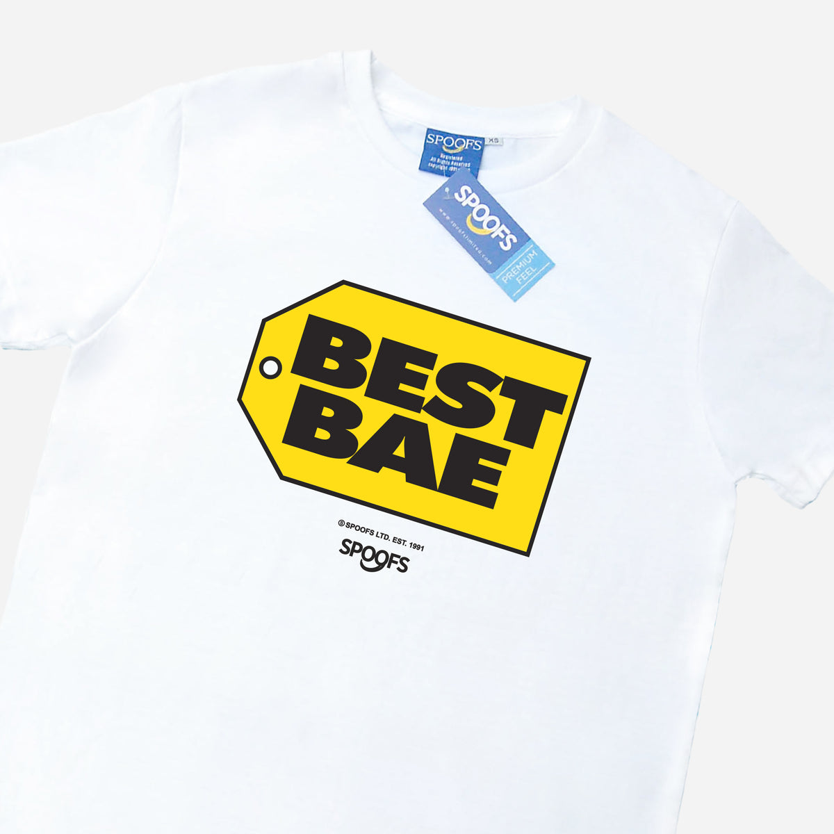 Best Bae (White) – Spoofs Limited
